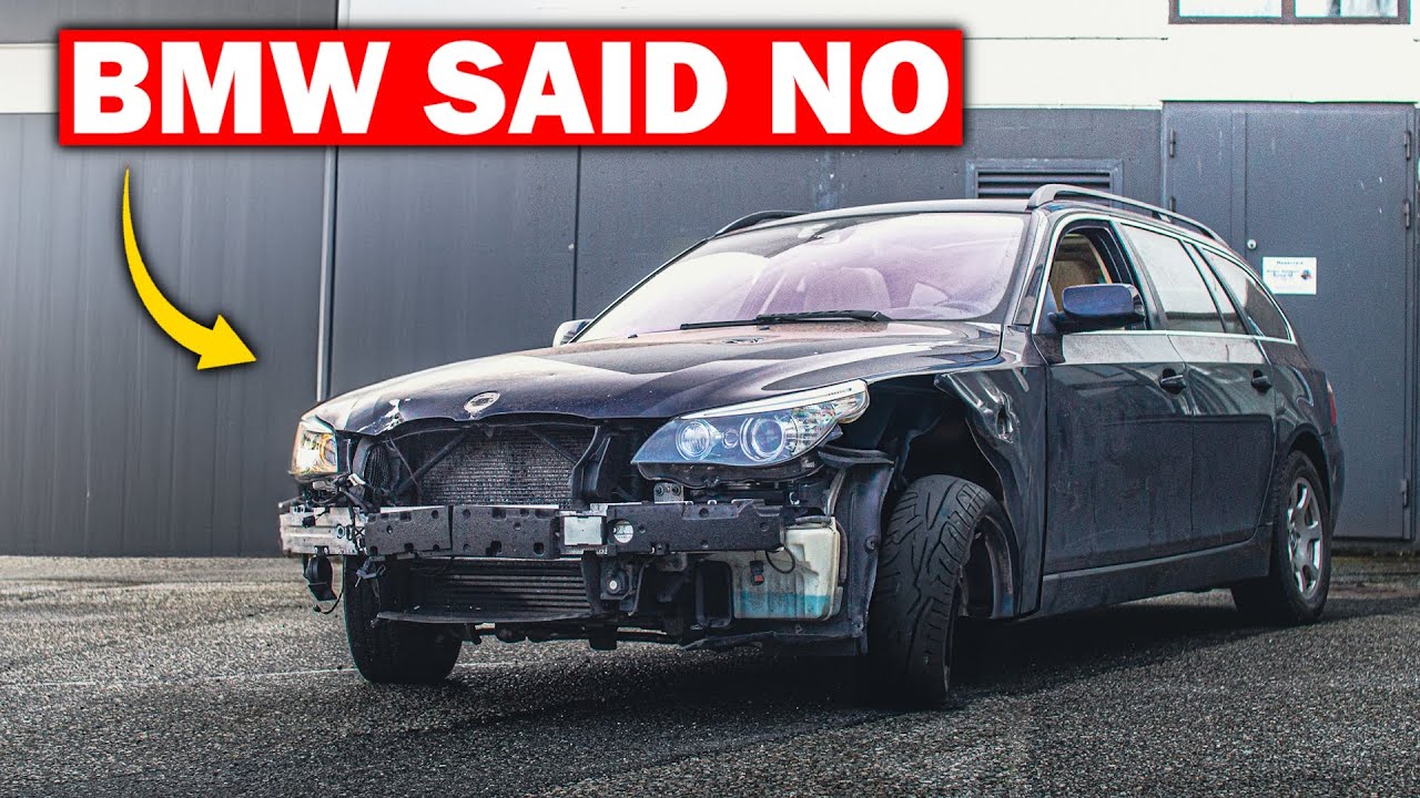 I BOUGH A WRECKED BMW E61 530XD WITH ONE HUGE PROBLEM - YouTube