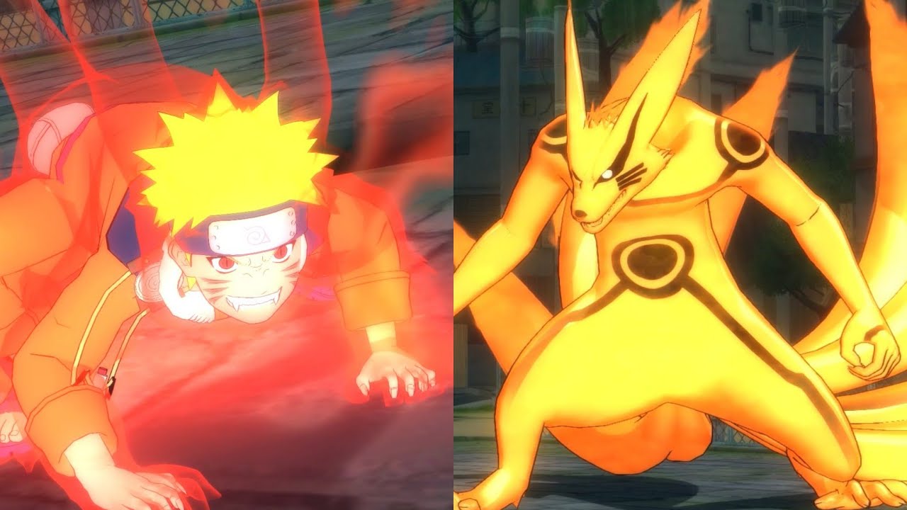 Naruto Uzumaki Sage Mode With 9 Tails Awakening