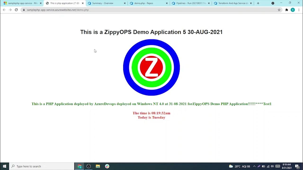 Automated PHP Application Deployment on Azure Cloud using Azure DevOps - YouTube