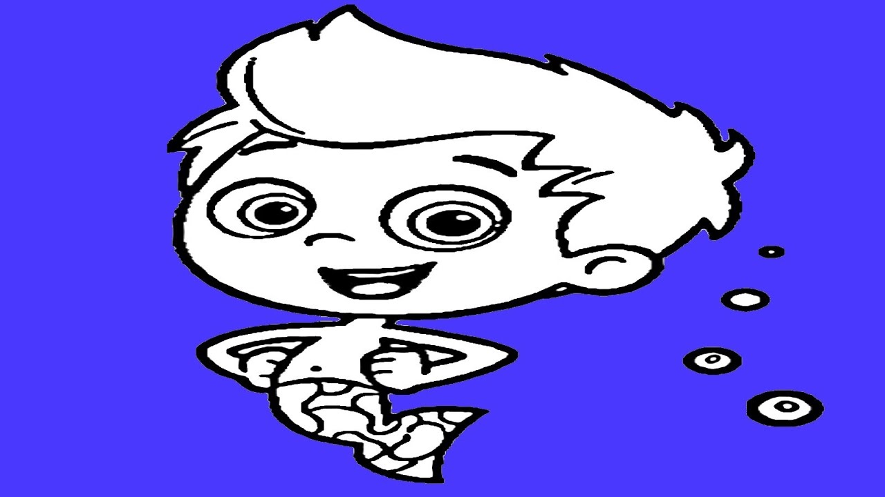 How to draw Goby from Bubble Guppies - YouTube