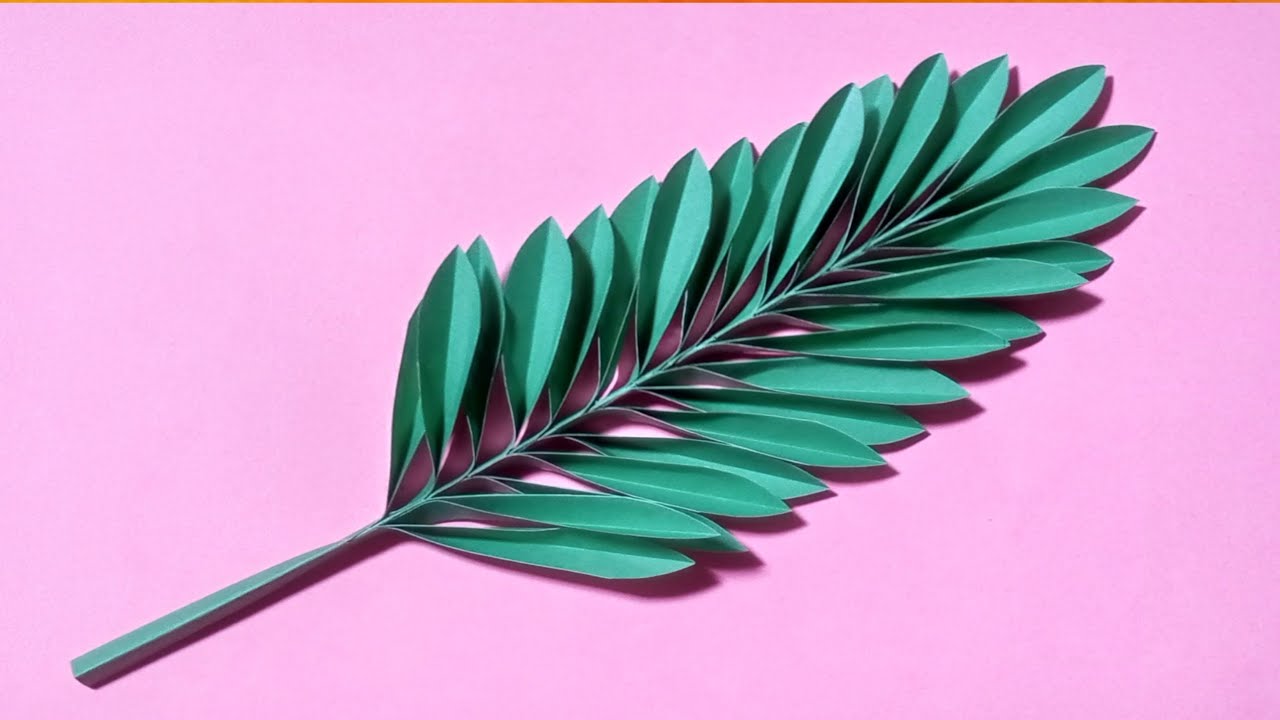 Cardboard realistic leaves DIY home decor ideas Paper leaves ART ...