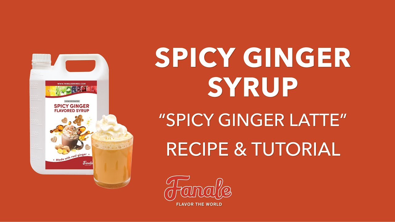 Spicy Ginger Latte Recipe & Tutorial - Fanale Drinks - YouTube