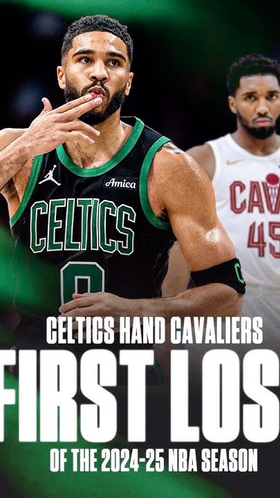 Celtics hand cavaliers first loss - YouTube