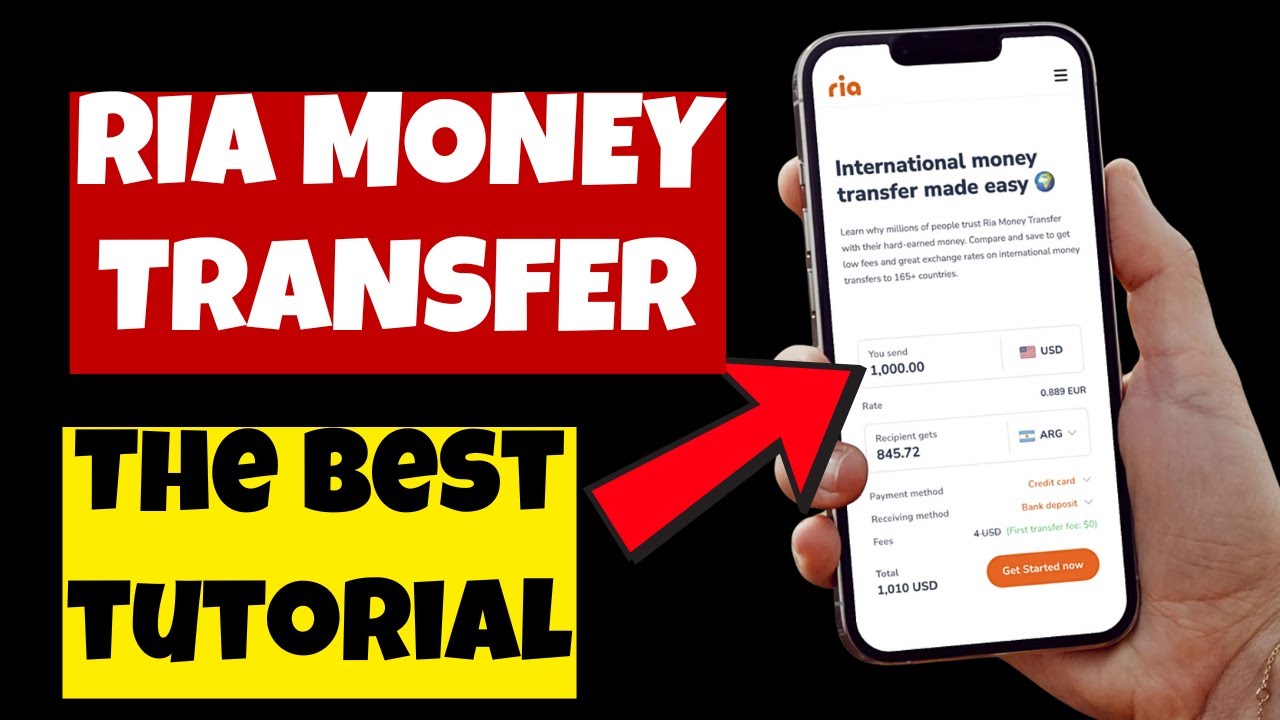 🤑 How to send money through Ria Money Transfer - Best app to transfer ...
