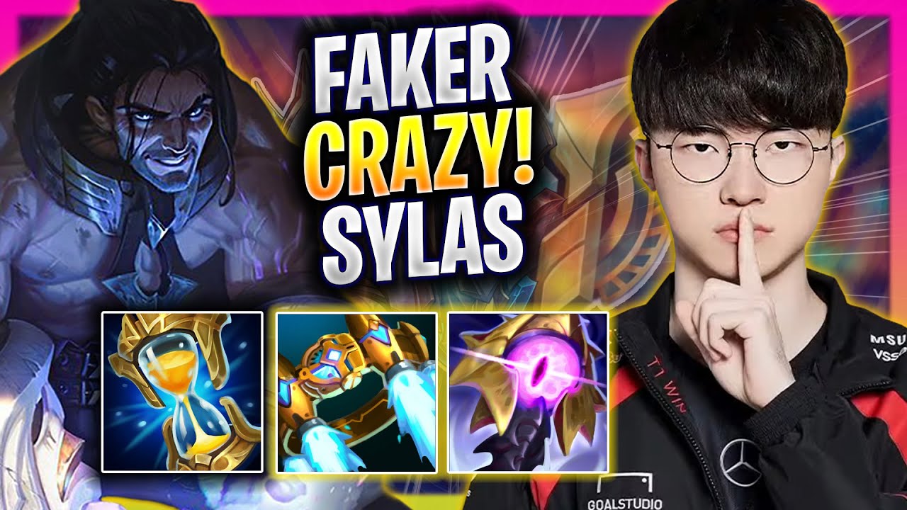 FAKER CRAZY GAME WITH SYLAS! - T1 Faker Plays Sylas MID vs Orianna ...