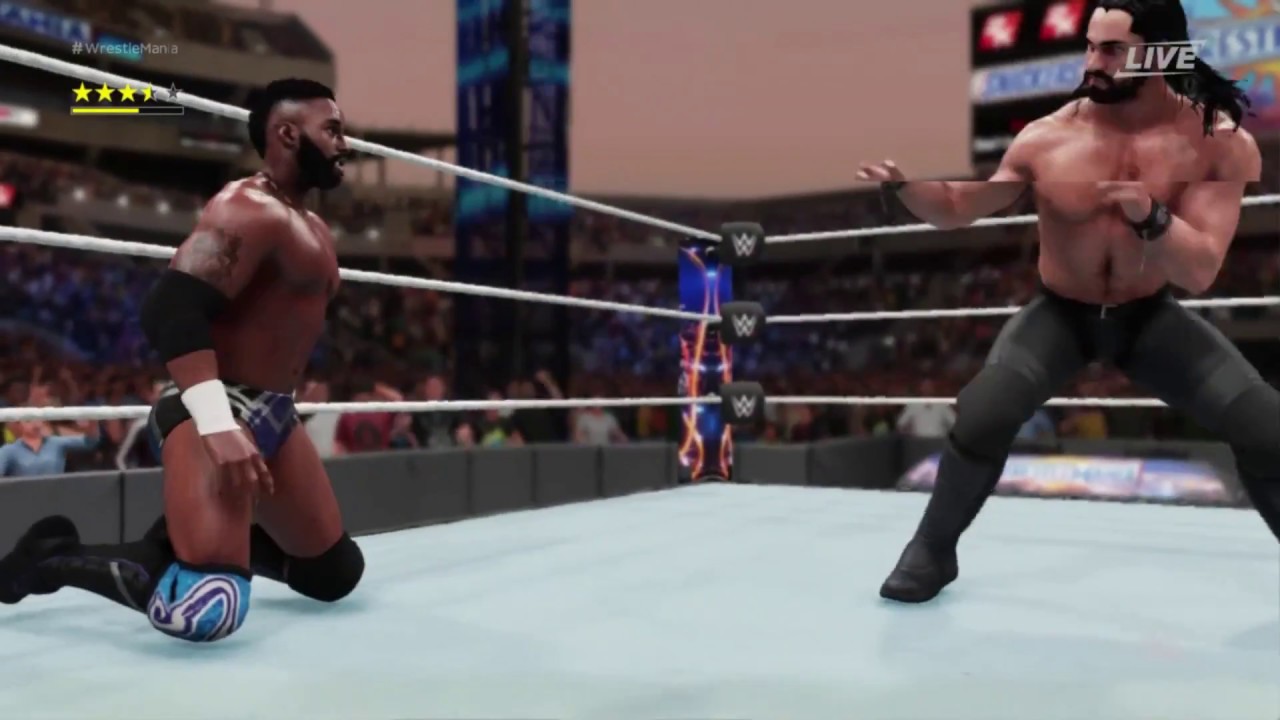 WWE 2K18: Seth Rollins vs Cedric Alexander Gameplay - YouTube