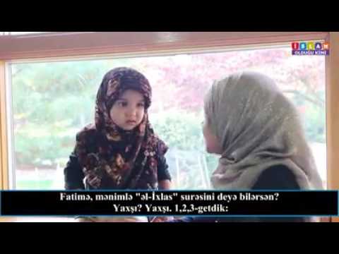 namaz oxuyan balaca qiz