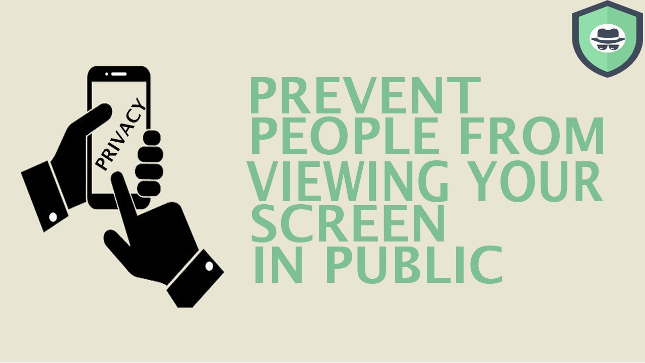 How To Ensure Privacy When using My Phone in the Public - YouTube