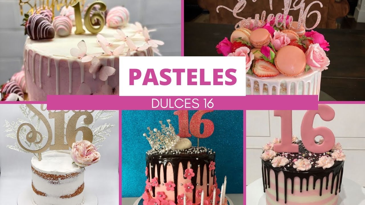 🎂🎉 Ideas de Pasteles para una Fiesta de Dulces 16 Años - YouTube