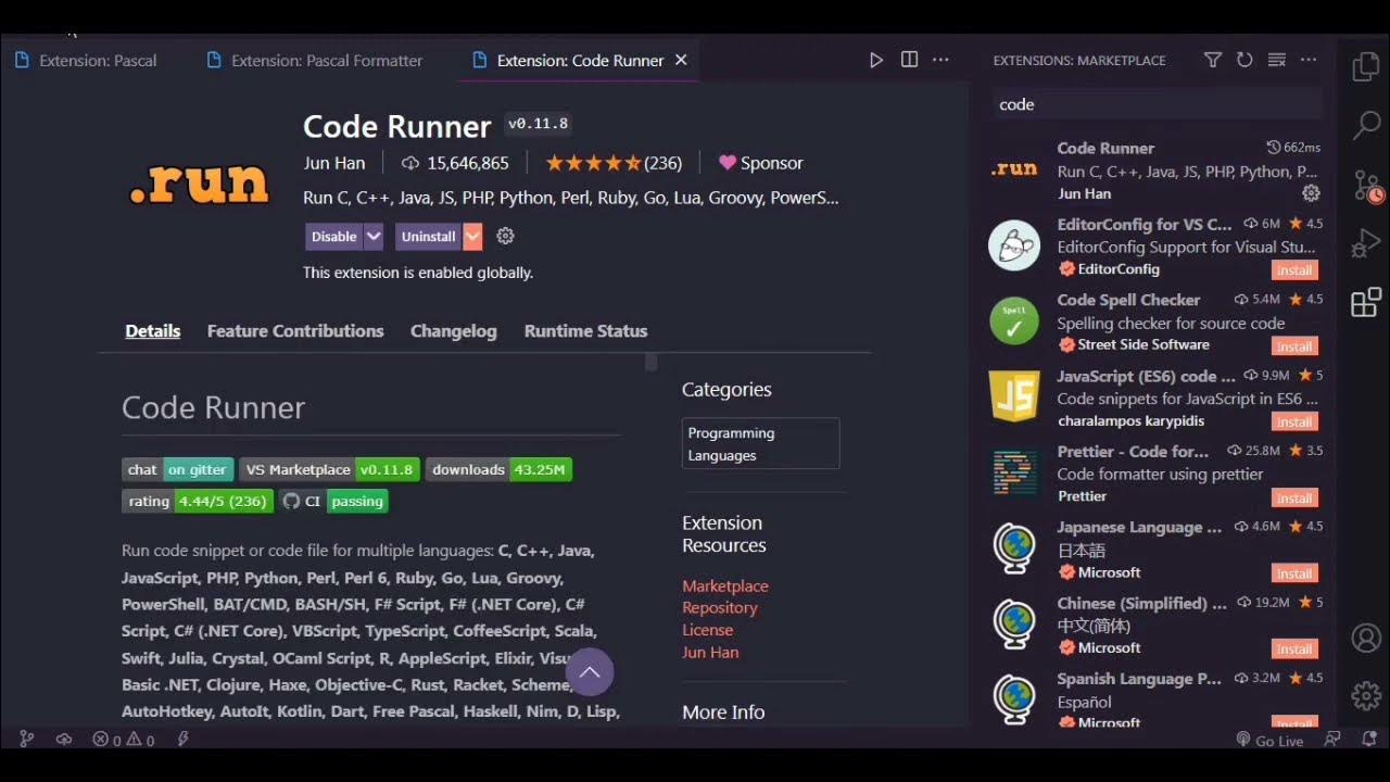 how to install pascal program in vscode#pascal - YouTube