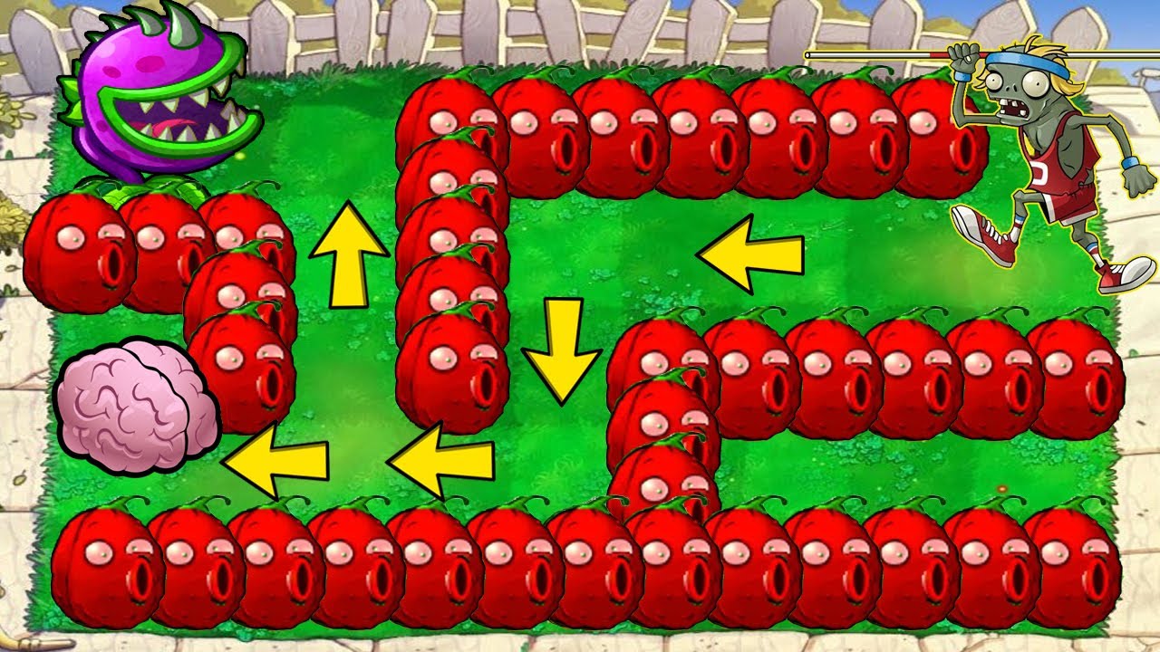 Chomper X Red-nut vs Zombies Epic Hack PvZ - Plants vs Zombies Battlez ...