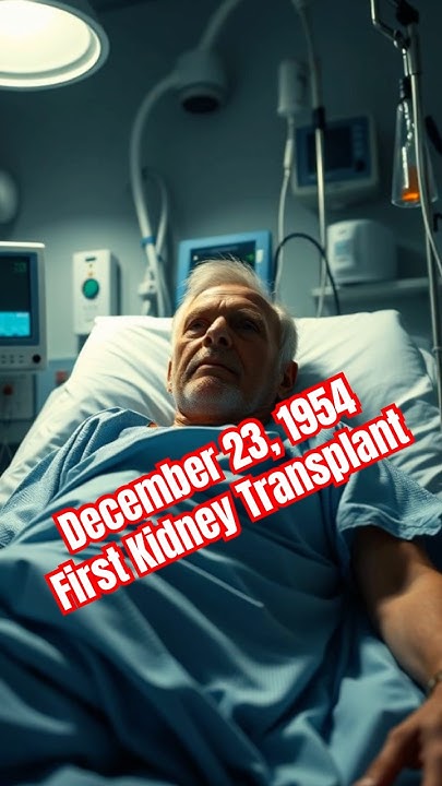 The First Successful Kidney Transplant December 23, 1954 #history - YouTube