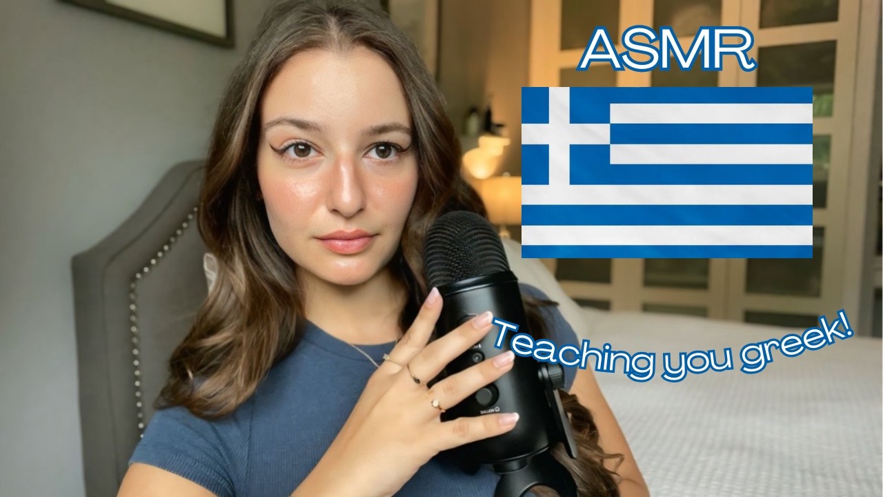 ASMR Teaching you Greek 🇬🇷 (Pt 2) Whispered, Tingly Phrases and Words ...