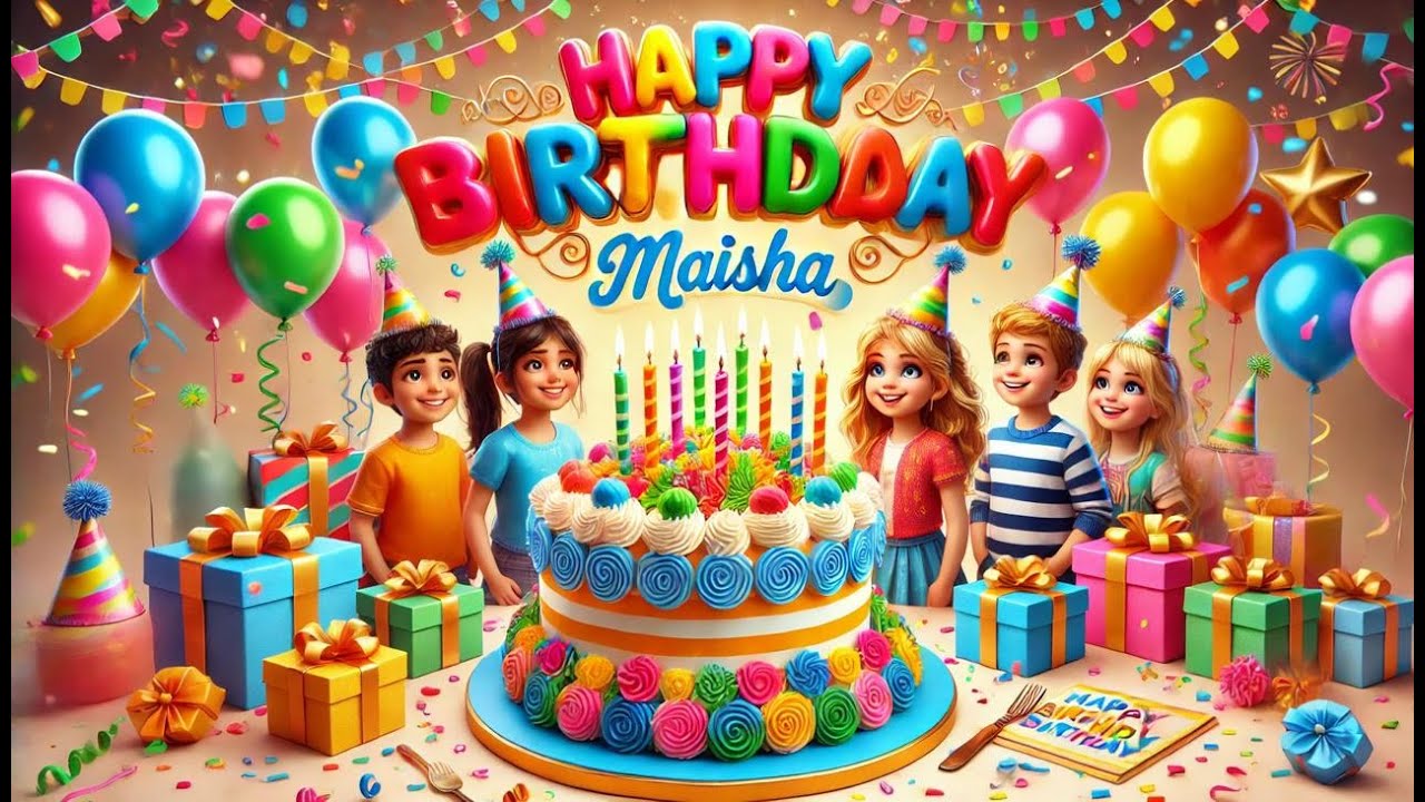 Happy Birthday Maisha🎉 | Personalized Birthday Song for Maisha - YouTube