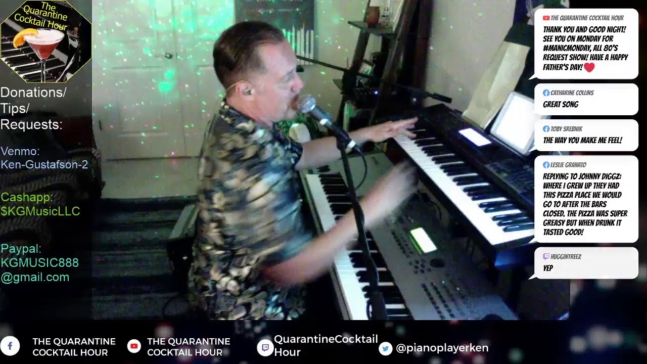 LIVE REQUESTS:Saturday Night Fever : Quarantine Cocktail Hour - YouTube