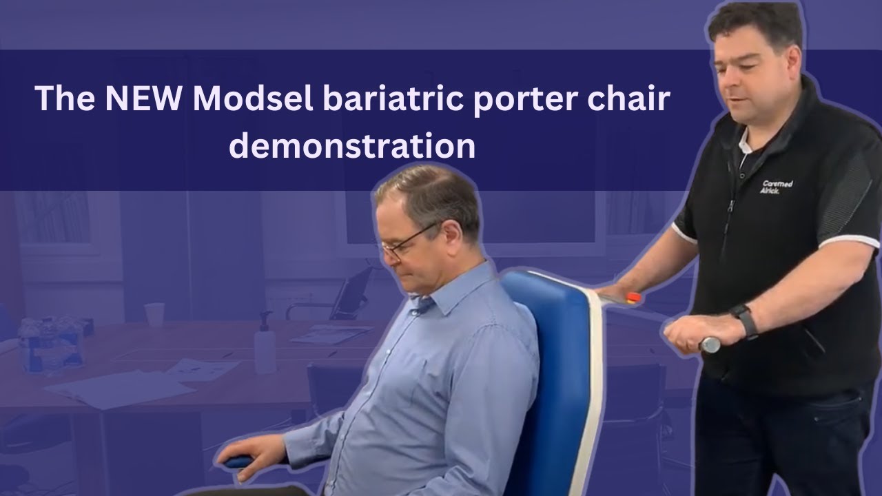 The NEW Modsel bariatric porter chair - YouTube