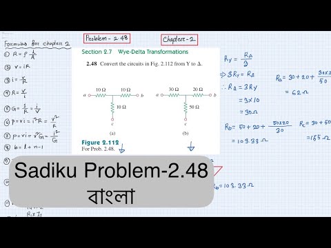 Alexander & Sadiku Problem-2.48 (Chapter-2) Fundamental of Electric ...
