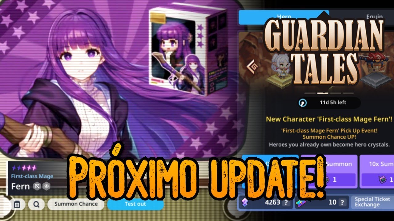 Tudo sobre o próximo update 21/01 Guardian Tales o MELHOR RPG mobile ...