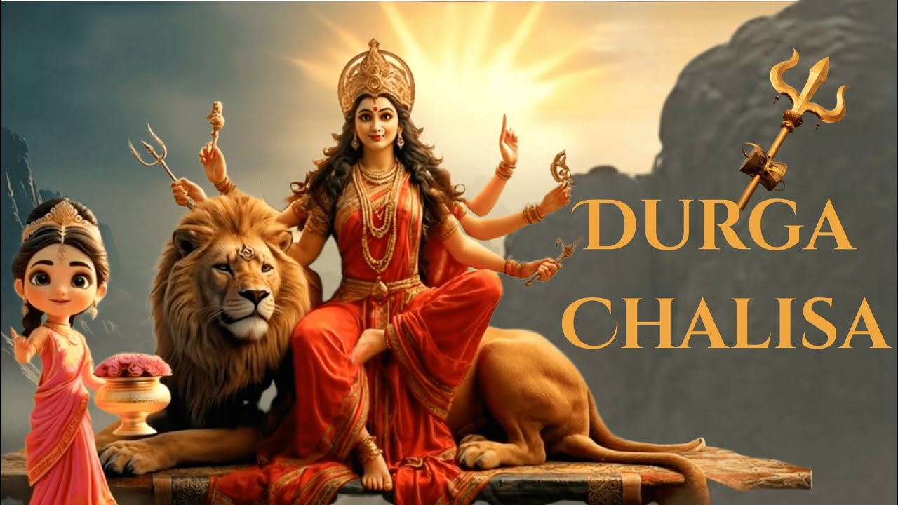 Full Durga Chalisa fast with Lyrics in English with Durga Puja Video ...