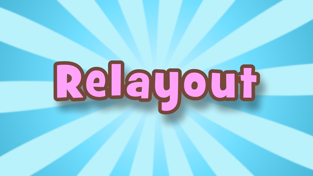 Relayout: How to make Auto Layout Easy on iOS - YouTube