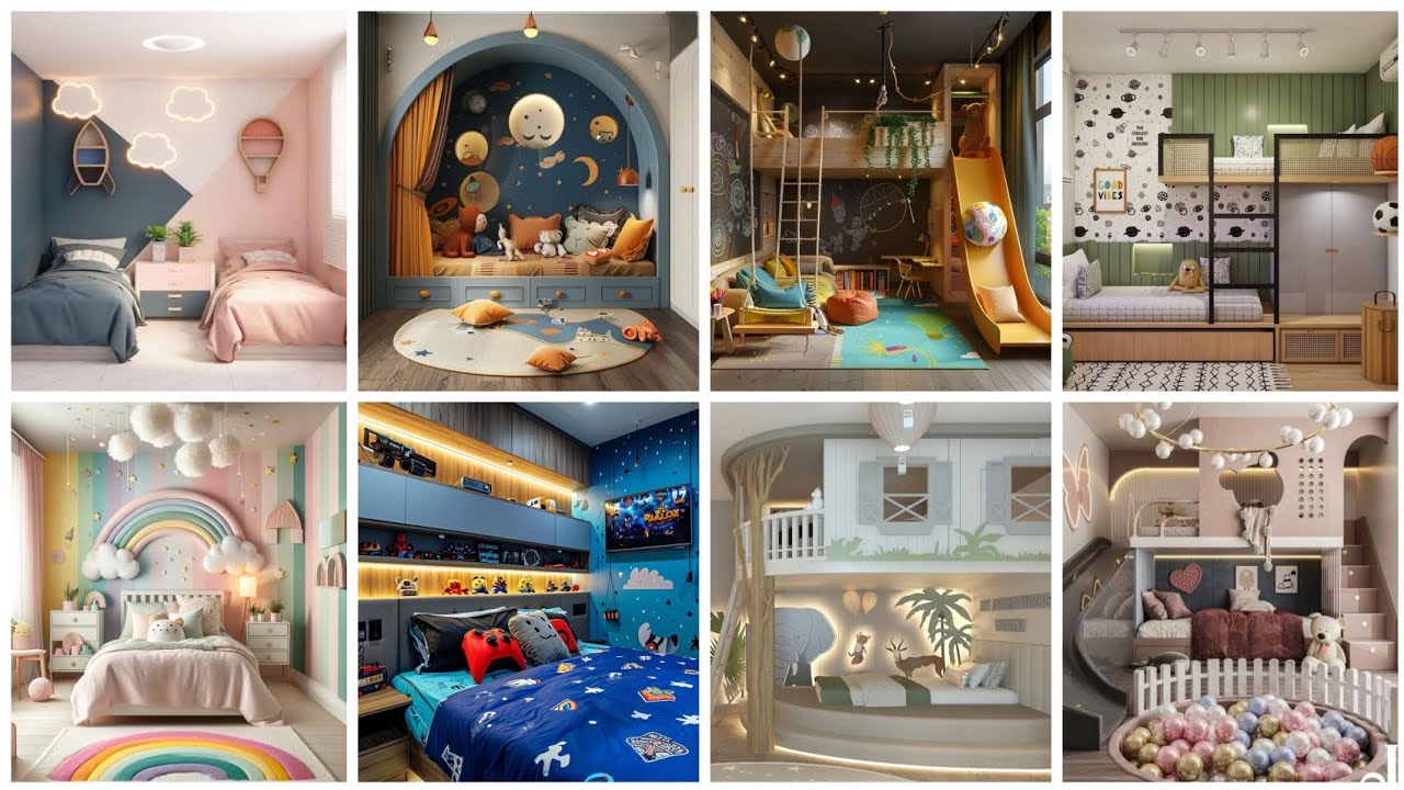 Fantastic Kids Room Decorations | Amazing Children Room Wall Design ...