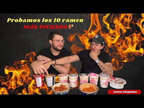 Probando los 10 ramen más picosos (sale mal)