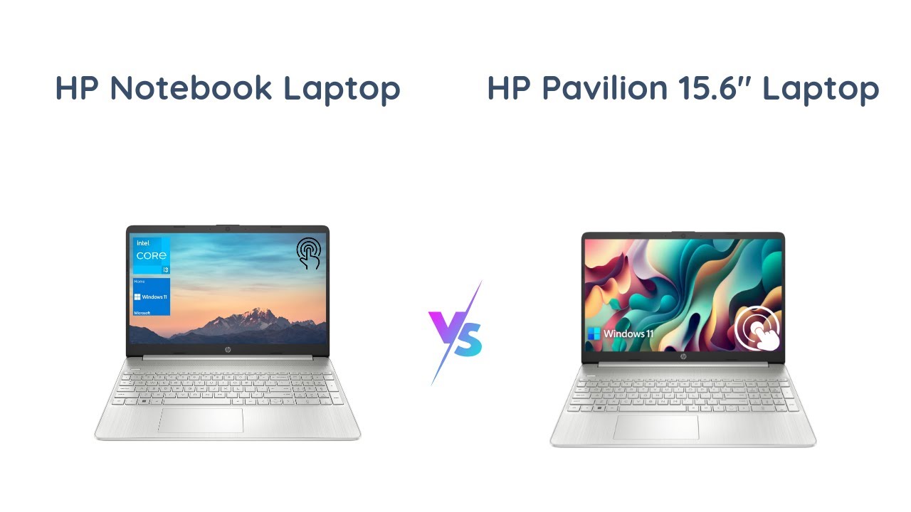 HP Notebook Laptop vs HP Pavilion Laptop Comparison 📊🔥 - YouTube