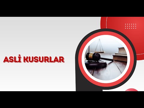 🚨TRAFİKTE ASLİ KUSUR SAYILAN HALLER