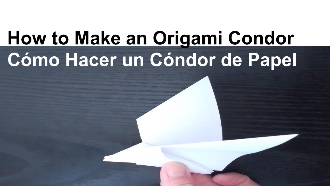 How to Make an Origami Condor, DIY Handmade Toys for Aviation Day ️ ...
