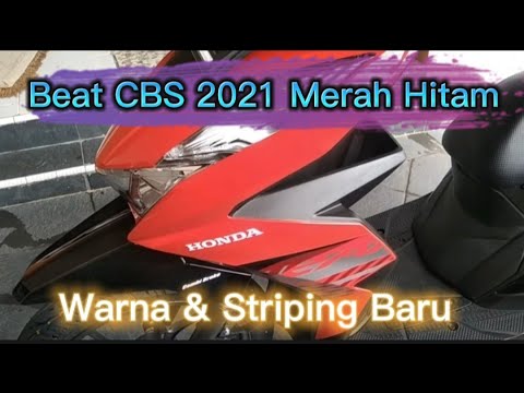 Review Honda Beat CBS Merah Hitam terbaru 2021 - YouTube