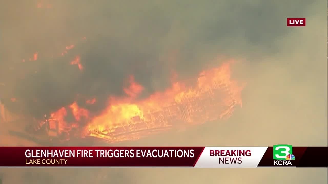 Glenhaven Fire: Evacuation orders issued for fire burning near Clear ...