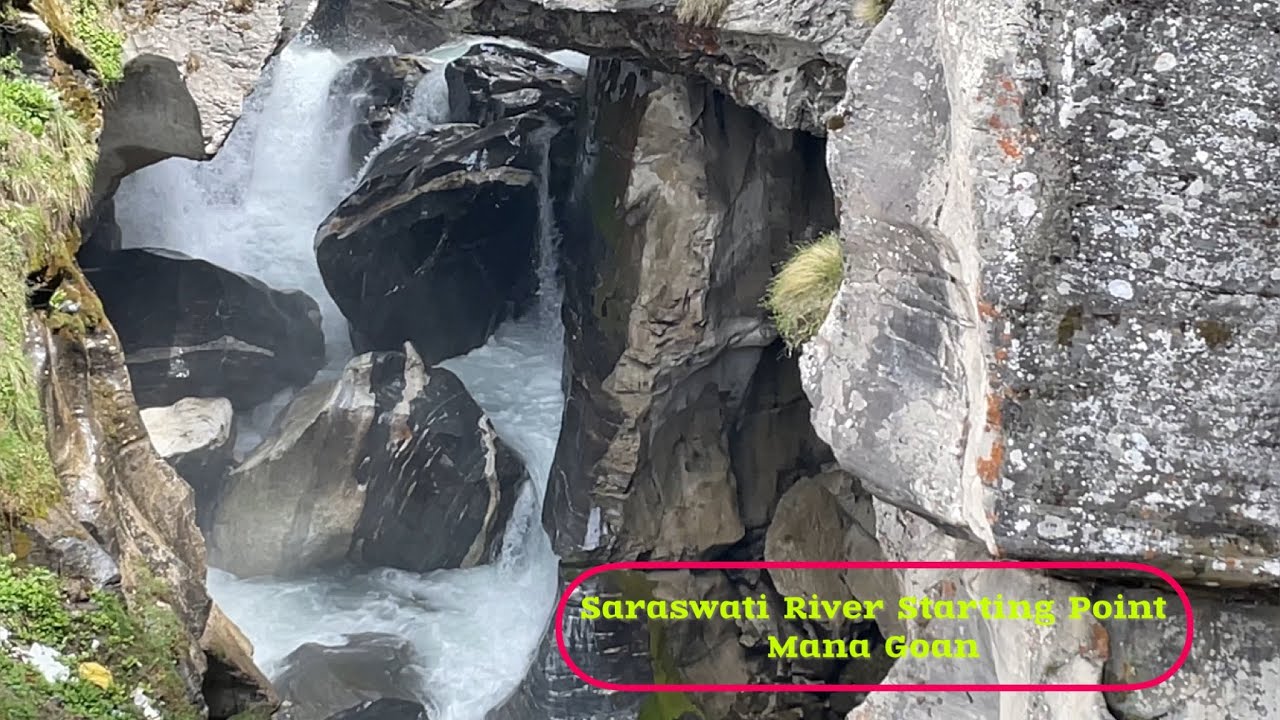 Saraswati River Starting Point // Mana Goan, Uttarakhand - YouTube
