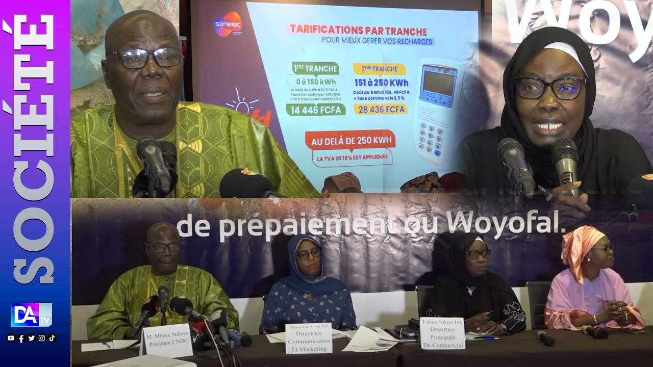 Woyofal : 2,5 millions de clients enregistrés dans le système - YouTube