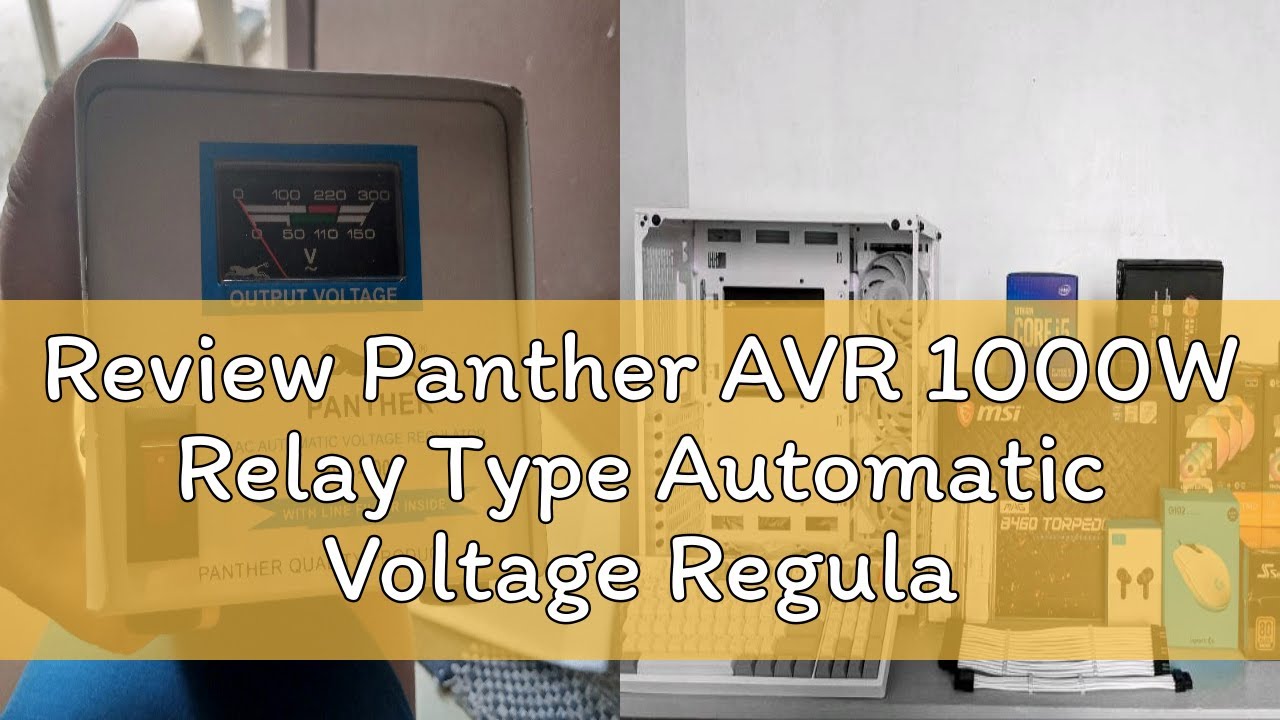 Review Panther AVR 1000W Relay Type Automatic Voltage Regulator PVE ...