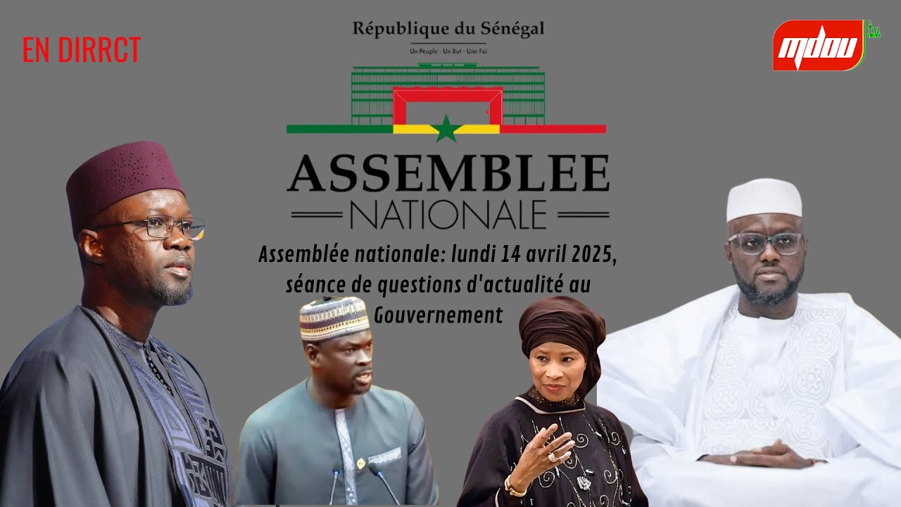 🔴DIRECT Assemblée nationale: lundi 14 avril 2025, séance de questions d ...