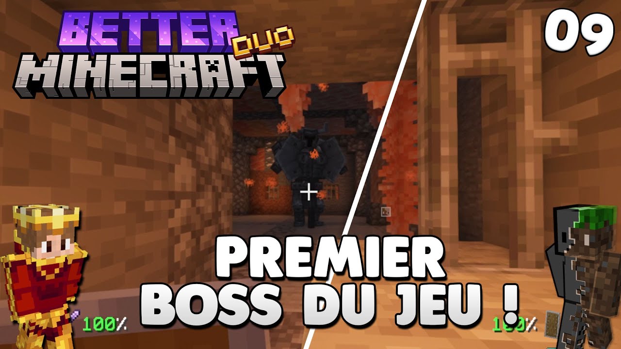 On affronte le PREMIER BOSS du modpack ! (C’était intense !) BETTER MC ...