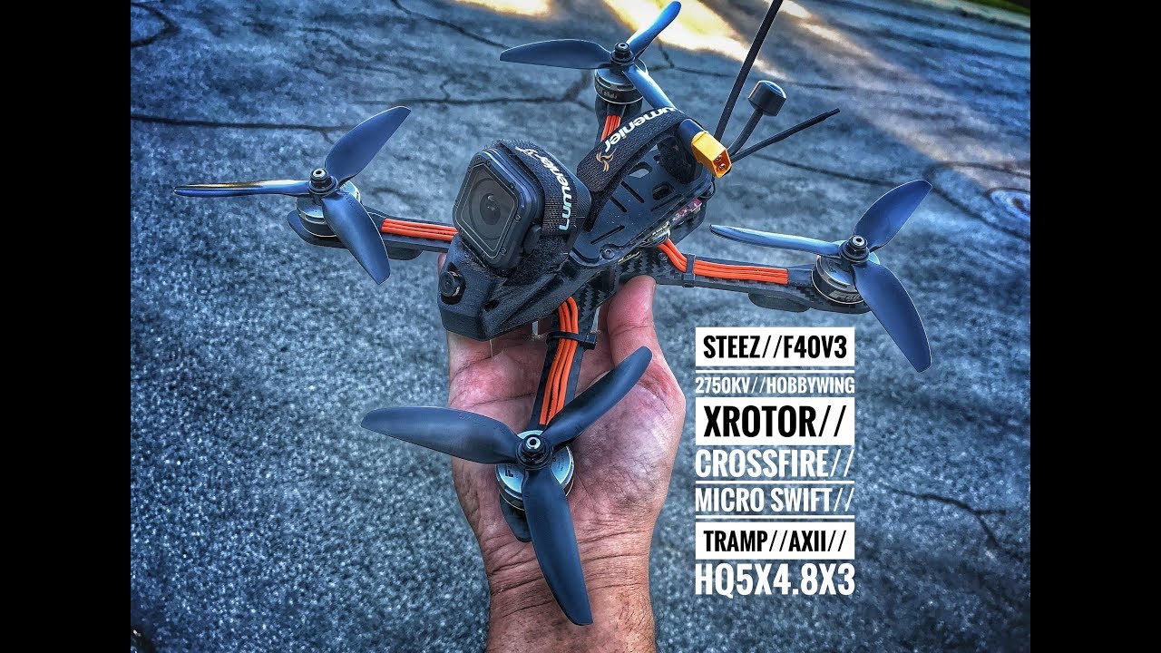 F40v3 2750KV'd Steez Uncut FPV Maiden On Stock PIDS.... - YouTube
