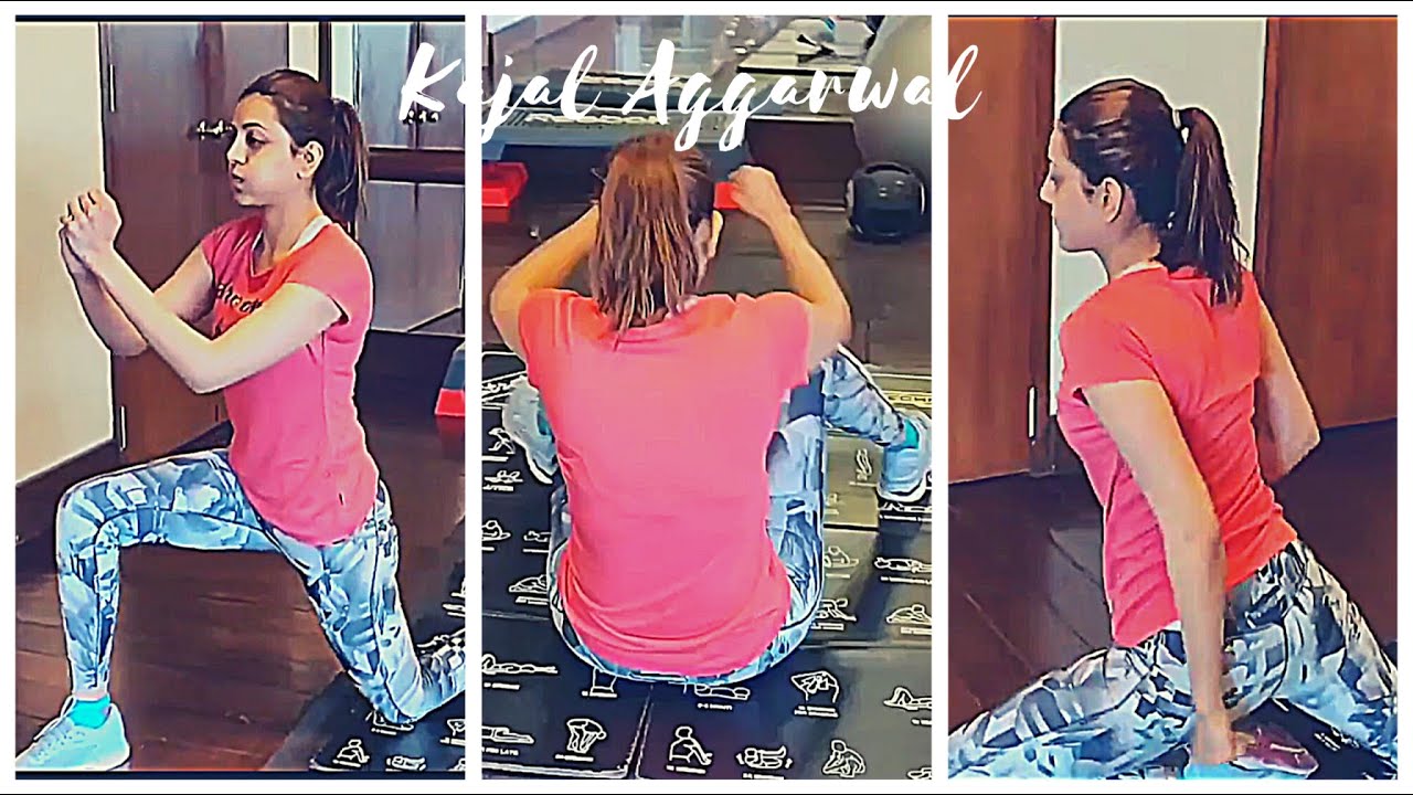 Kajal aggarwal in Hot workout. Workout Tips from Hot kajal agarwal ...