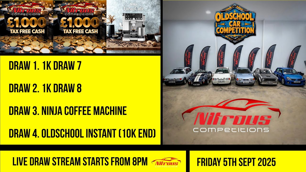 Live Draw 05-09-2025 | NITROUS COMPETITIONS - YouTube