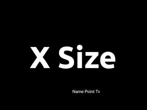 How To Pronounce X Size | Pronunciation X Size - YouTube