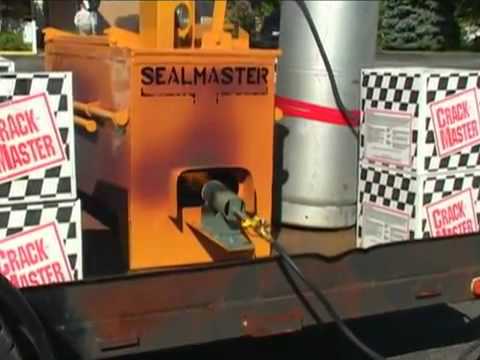 SealMaster Direct Fire Crack Filler, Melter, and Applicator - YouTube