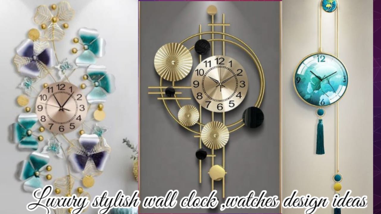 Luxury Wall Clock | Watches Ideas | Wall clock Ideas & designs / 2023 ...