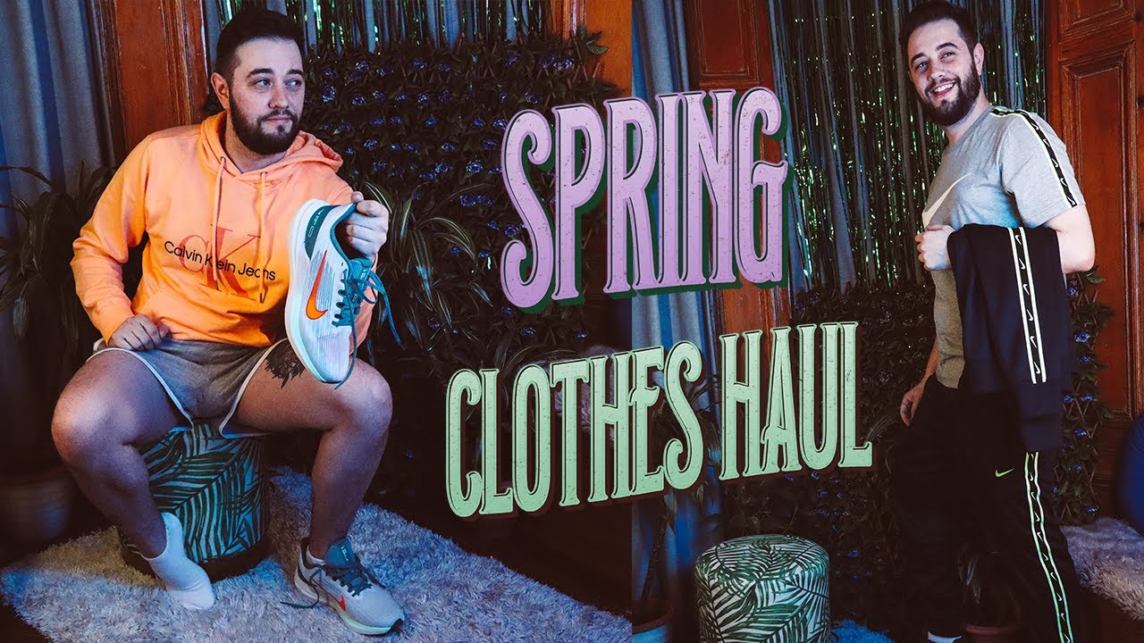 Spring Gym Clothes Haul - Top 5 Outfits for Men - YouTube
