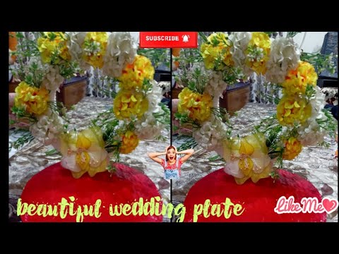 Engagement platter diy at home/engagement plate decoration ideas/how to ...