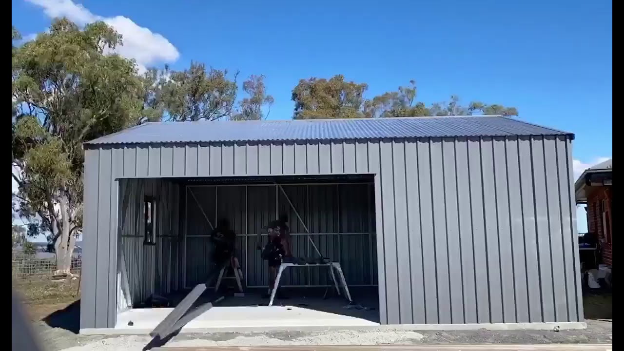 Stud Frame Shed for Builders & Shed Suppliers - YouTube