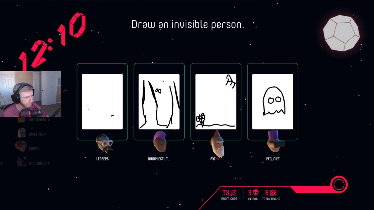 DRAW AN INVISIBLE PERSON KAPPA | Push The Button Social Deduction - YouTube