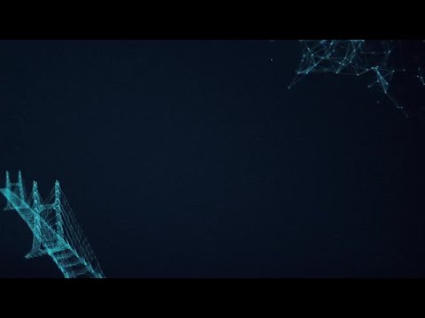 Cyan Digital Bridge Frame Stock Motion Graphics - YouTube