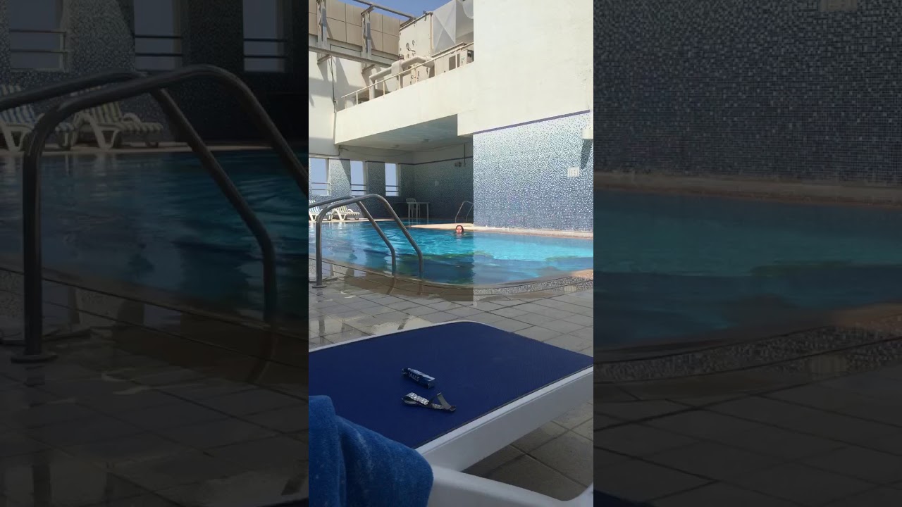 Swimming alone in the pool - YouTube