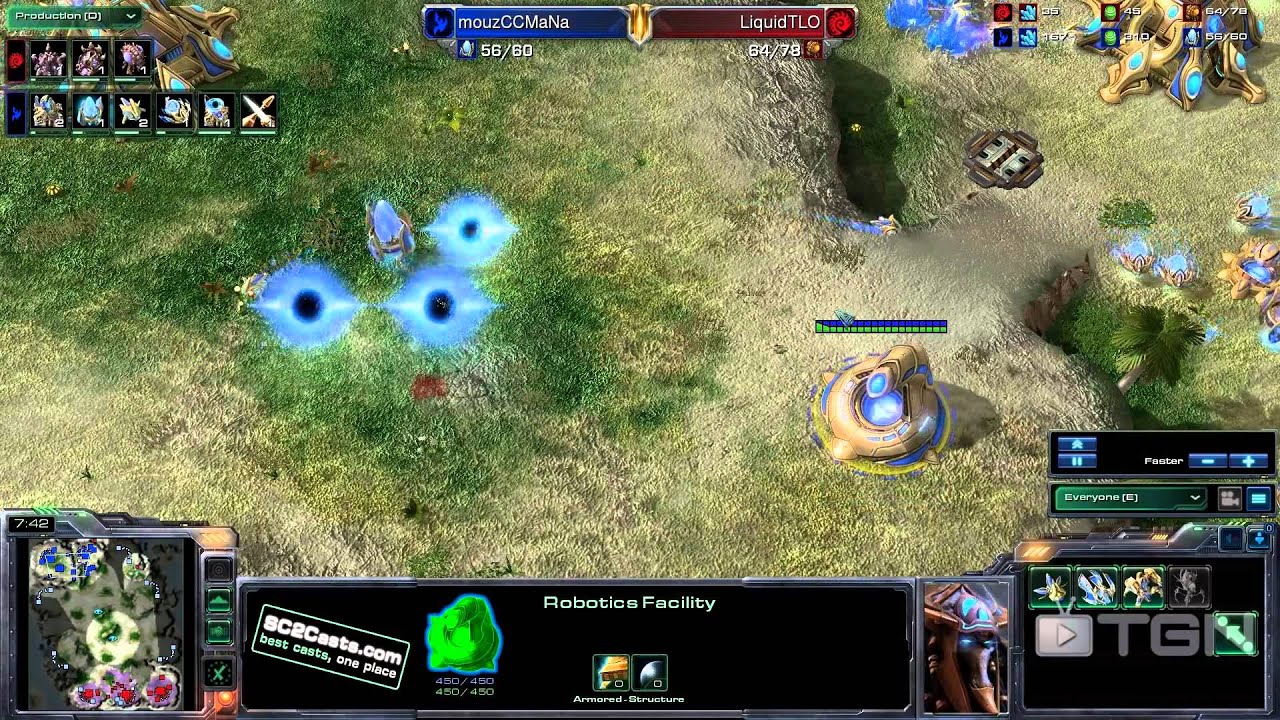 Starcraft 2 TLO vs Mana Game 2 VOD SC2 - YouTube