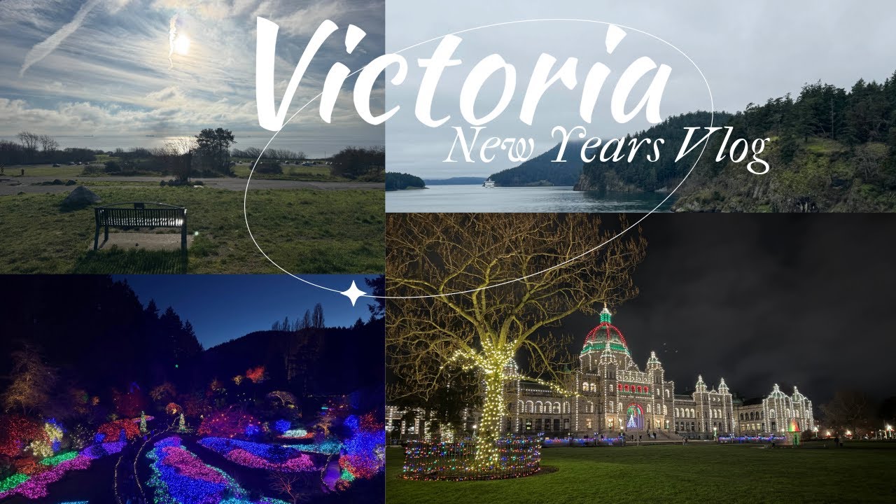 VICTORIA BC VLOG - AMAZING CHRISTMAS LIGHTS - YouTube